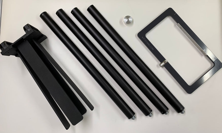 WiFiStand Portable Flat Stand Basic Kit (Stackable Sections)